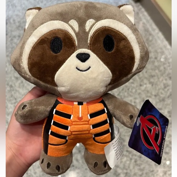 Toys | Universal Studios Mcu Marvel Rocket Racoon Cutie Plush 9 Nwt ...